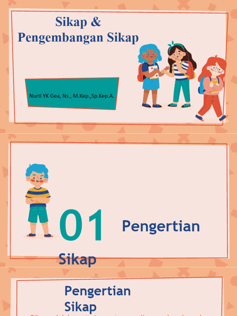 Pengertian dan Pengembangan Sikap | PDF