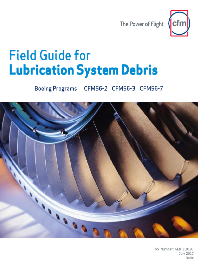 CFM56 Engine Lubrication Debris Guide | PDF | Materials | Physical Sciences