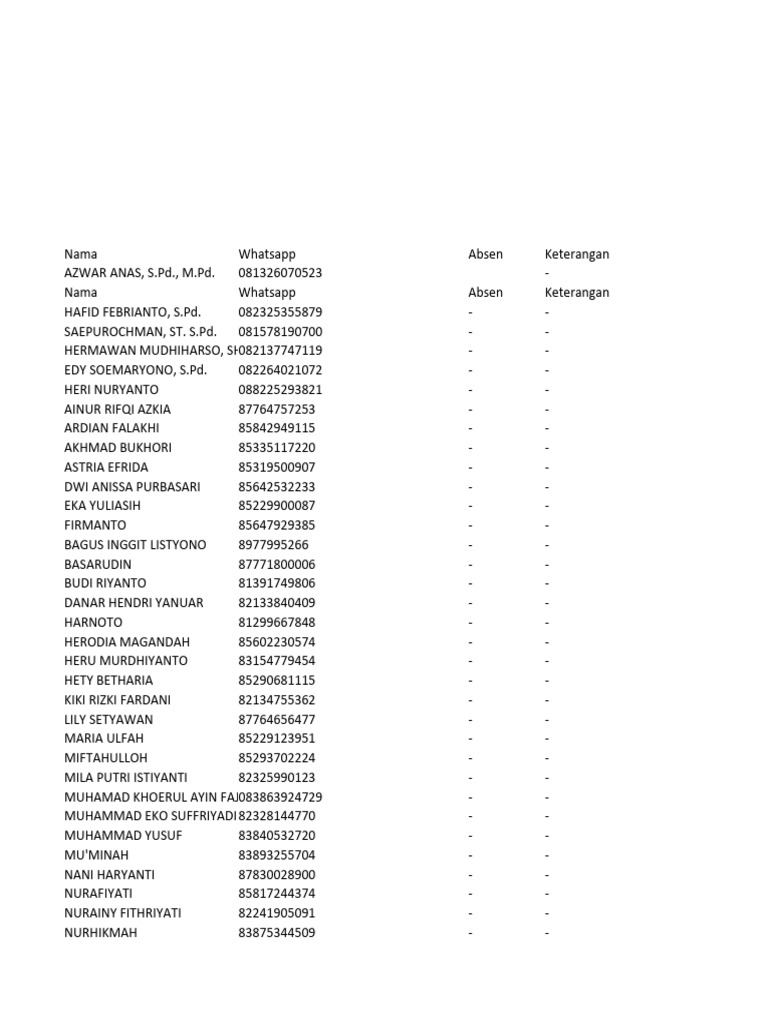 Rekap-Absen-Guru-2023-07-20 1689840586339 | PDF