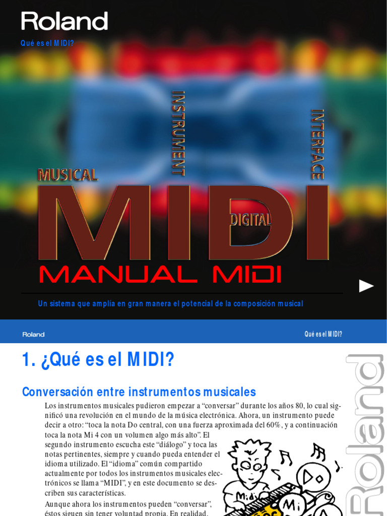 Roland .ManualMidi | PDF