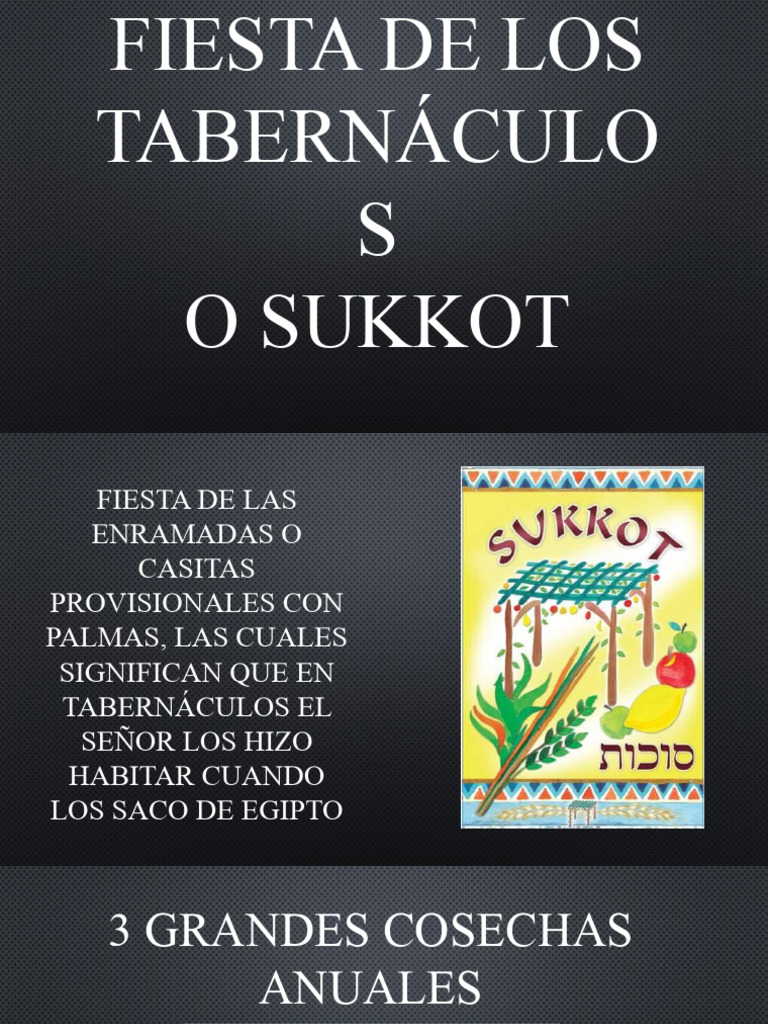 Sukkot: Mandamientos y Significado | PDF | Cocina, comidas y vino