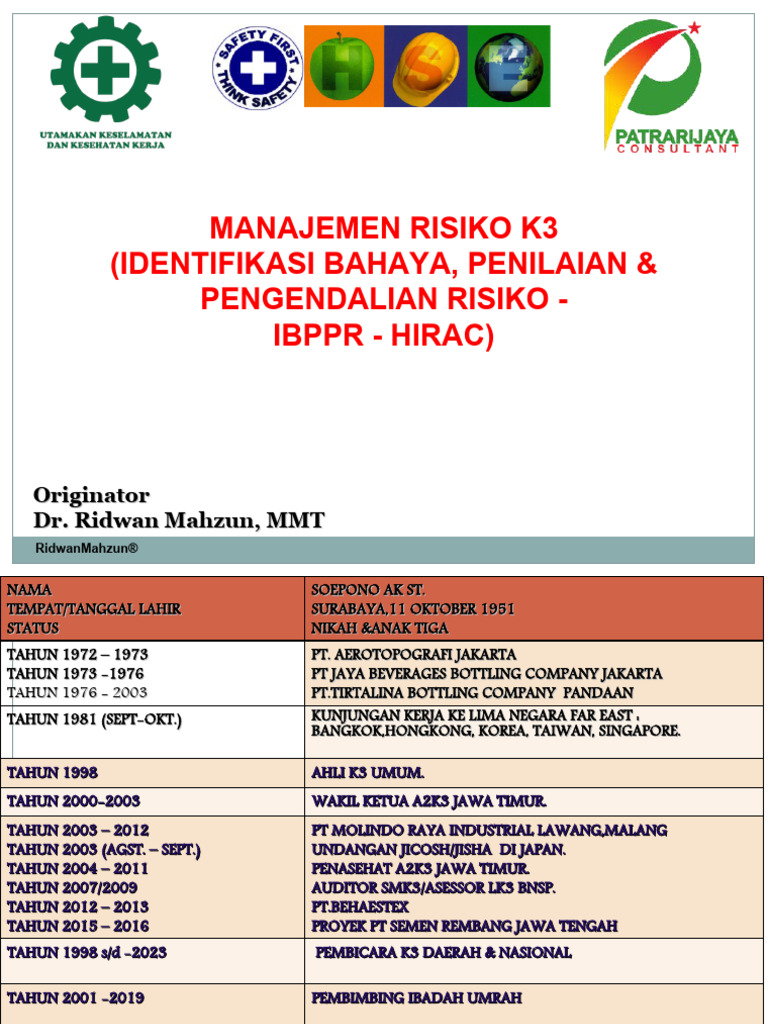 5. Manajemen Risiko HIRARC & JSA (1) | PDF