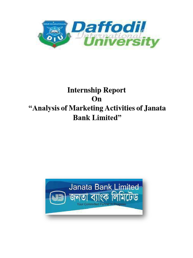 Janata Bank Marketing Activities Analysis | PDF | Banks | Marketing