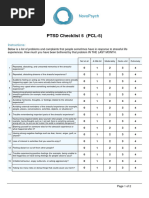 PCL5 Fillable | PDF | Experience | Anger