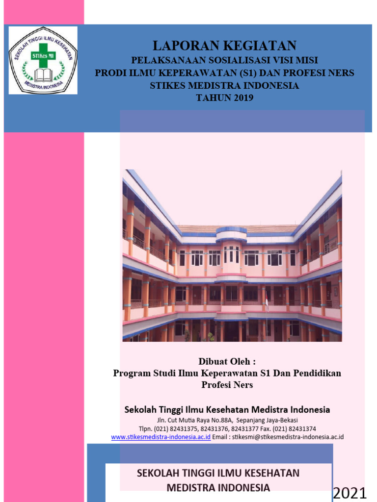 Laporan Sosialisasi Visi Misi Prodi Ners | PDF | Karier & Perkembangan | Ilmu Sosial