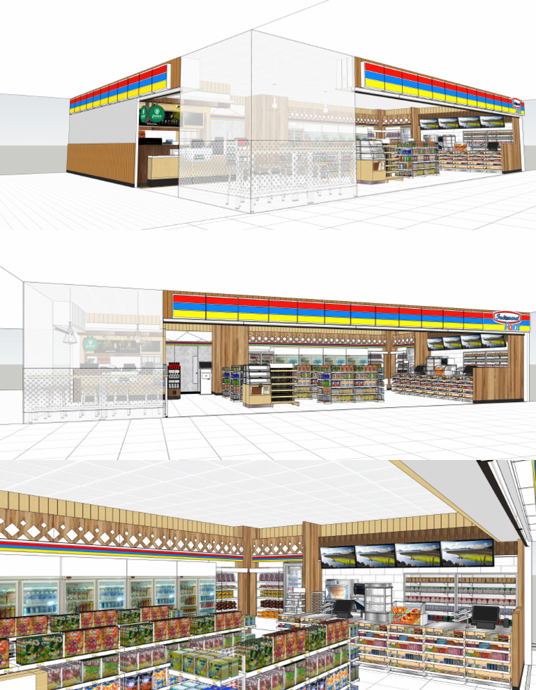 Simulasi 3D Indomaret | PDF