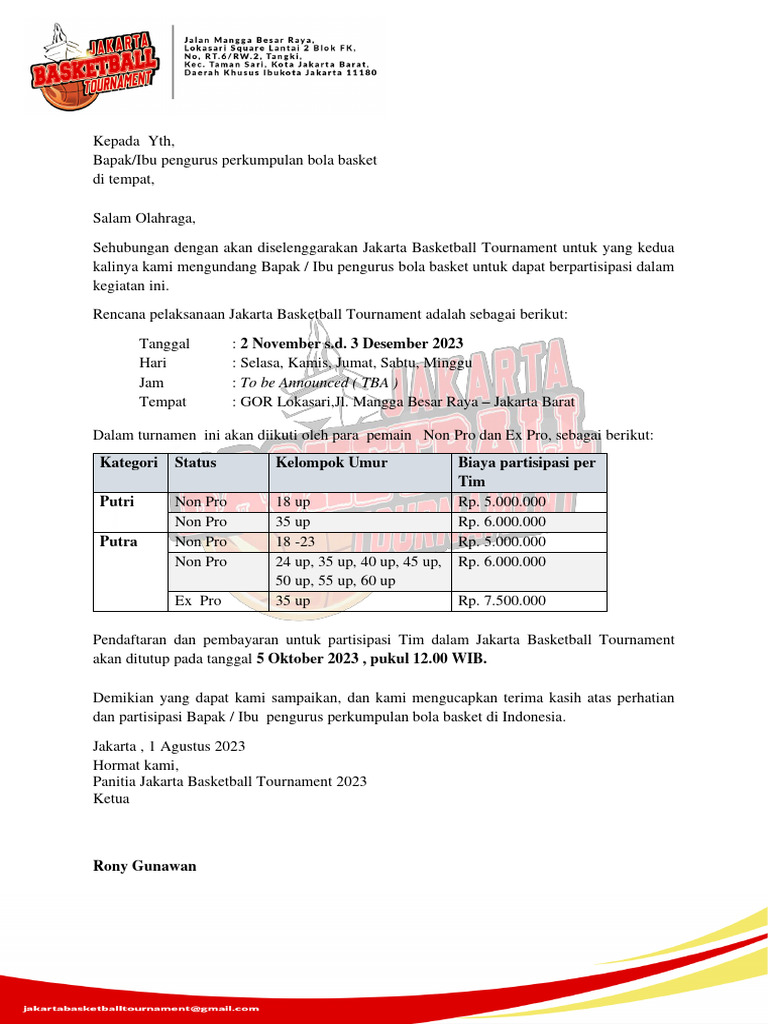 Contoh Undangan | PDF