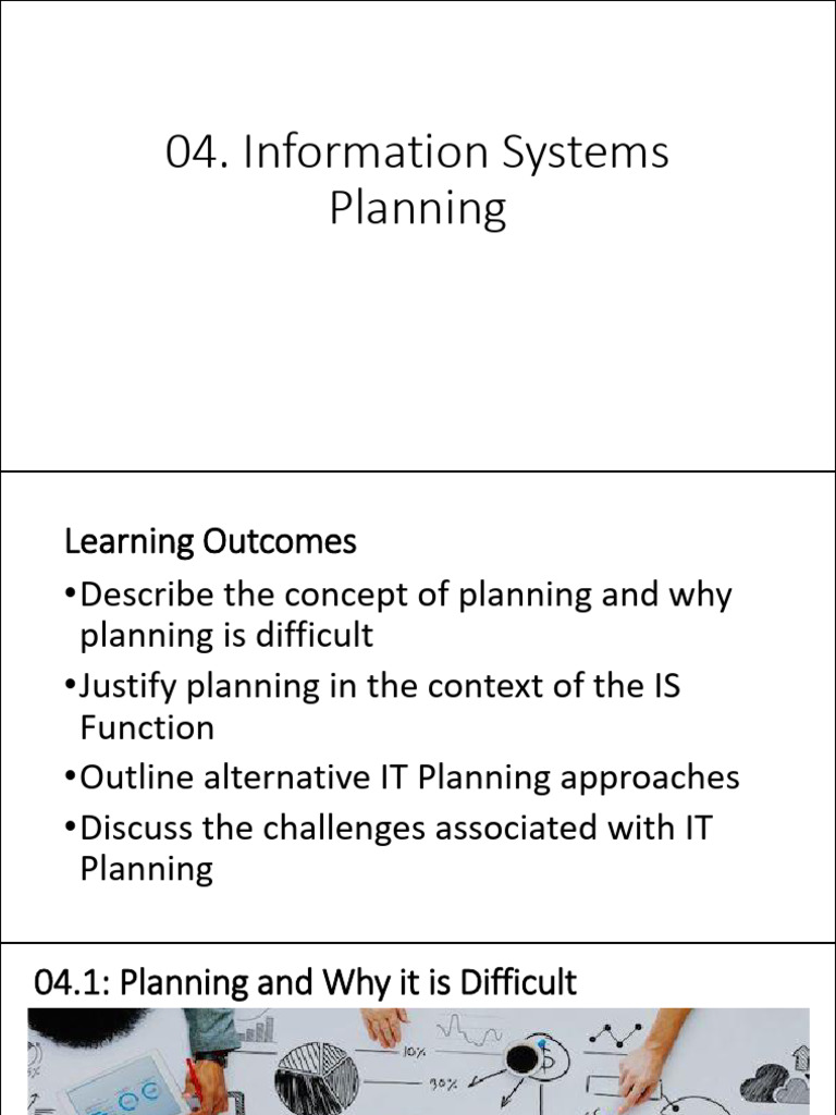 Information Systems Planning | PDF