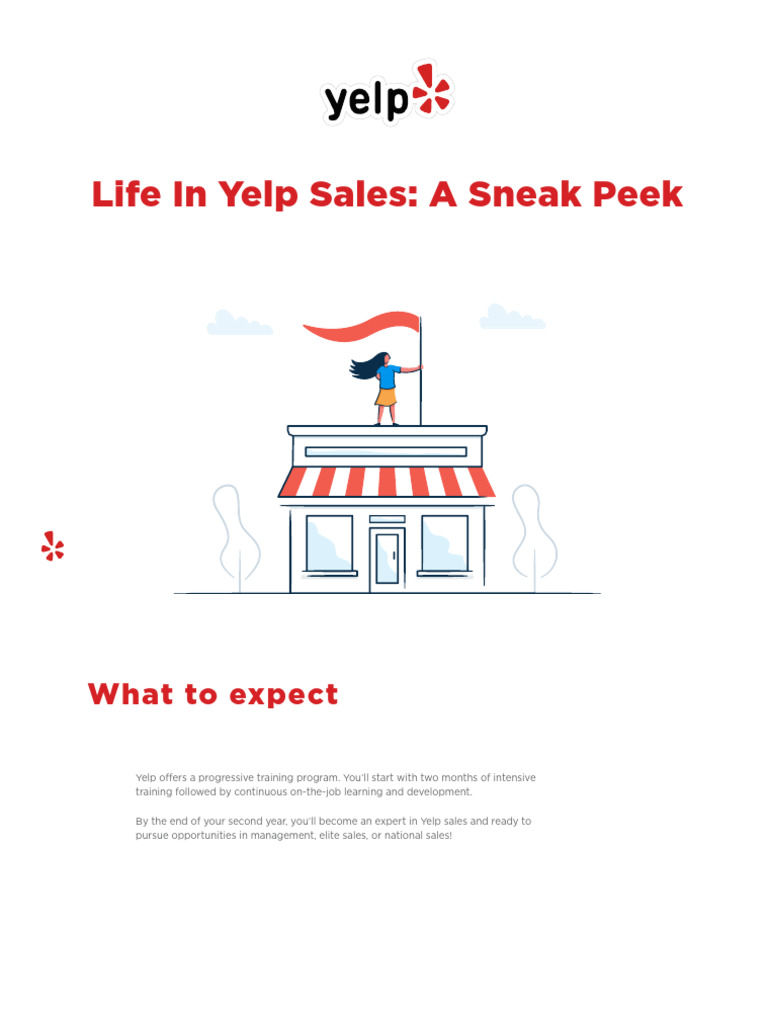 Life in Yelp Sales - A Sneak Peek | PDF | Change | Education Theory