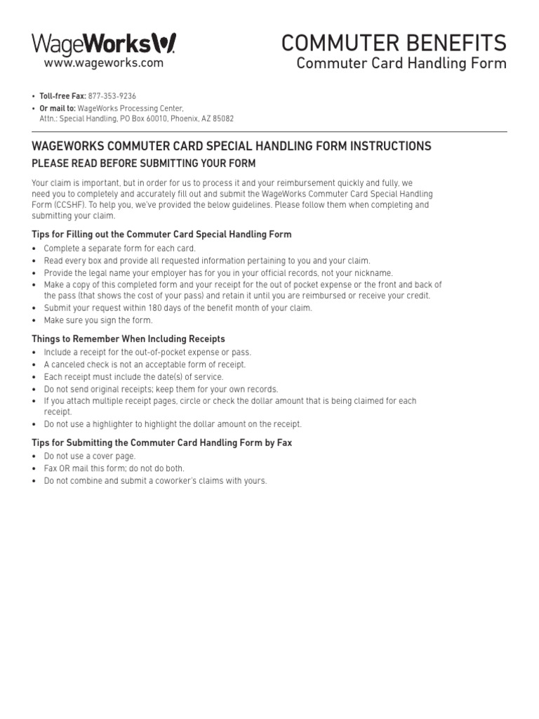 Commuter Card Handling Form - CCHF | PDF | Economies | Service Industries