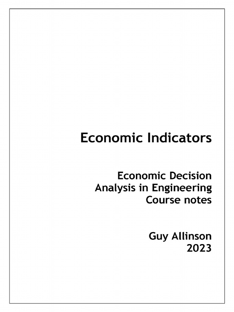 Economic Indicators 2023 | PDF