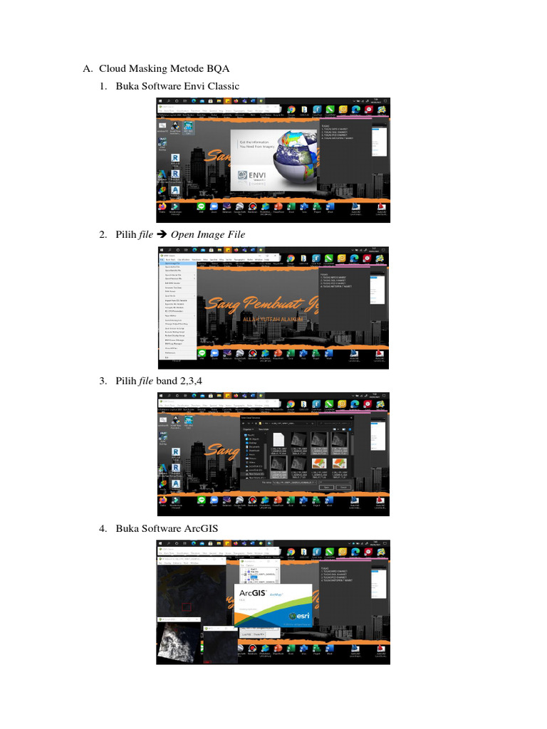 Metode Cloud Masking untuk Citra Landsat | PDF