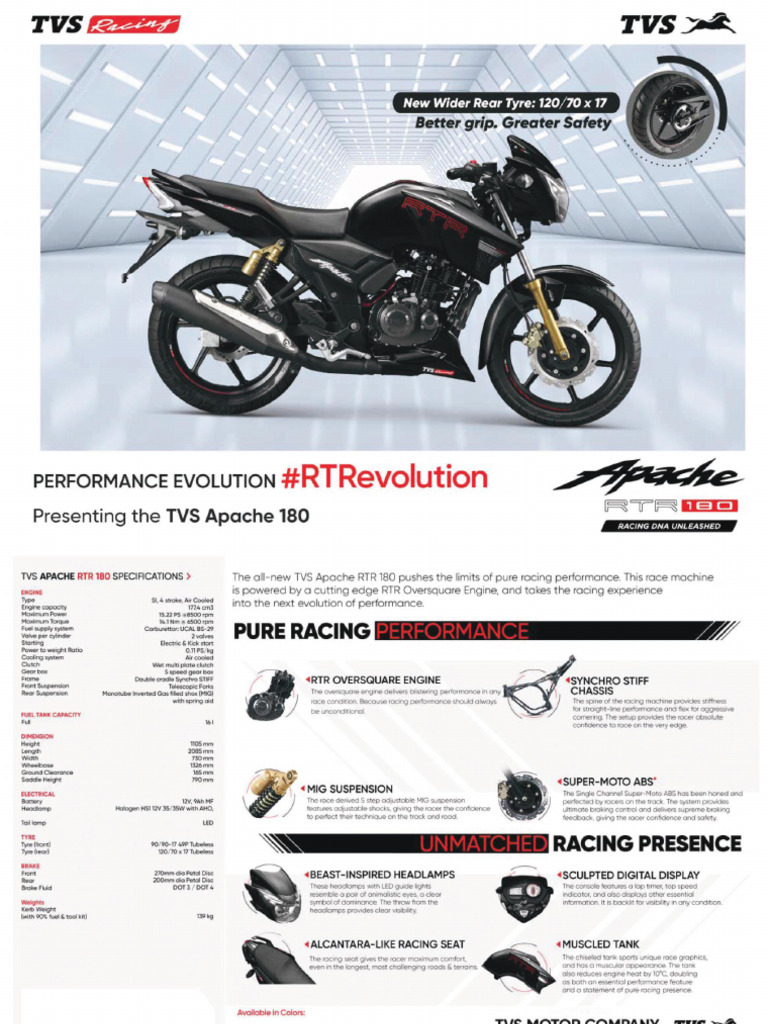 Apache RTR 180 | PDF