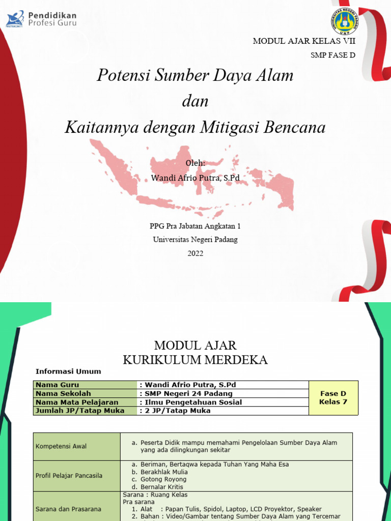 Modul Ajar IPS Kelas 7 TTG SDA | PDF