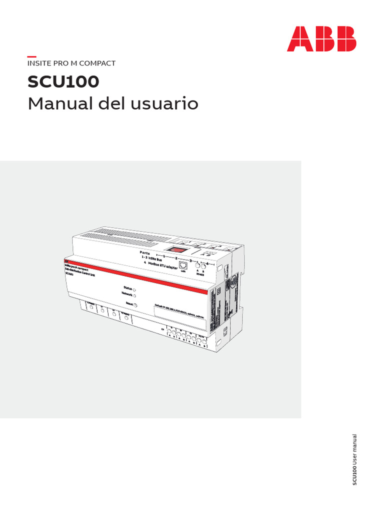 Manual de usuario SCU100 Insite Pro | PDF | Diodo emisor de luz ...