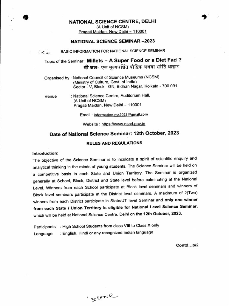 Seminar Guideline | PDF