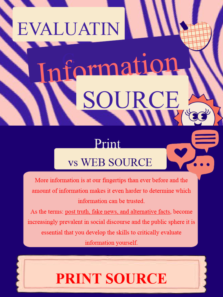 Evaluating Information Sources | PDF | Human Communication | Communication