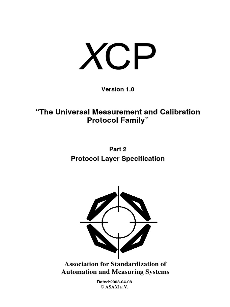 XCP - Part 2 - Protocol Layer Specification - 1.0 | PDF