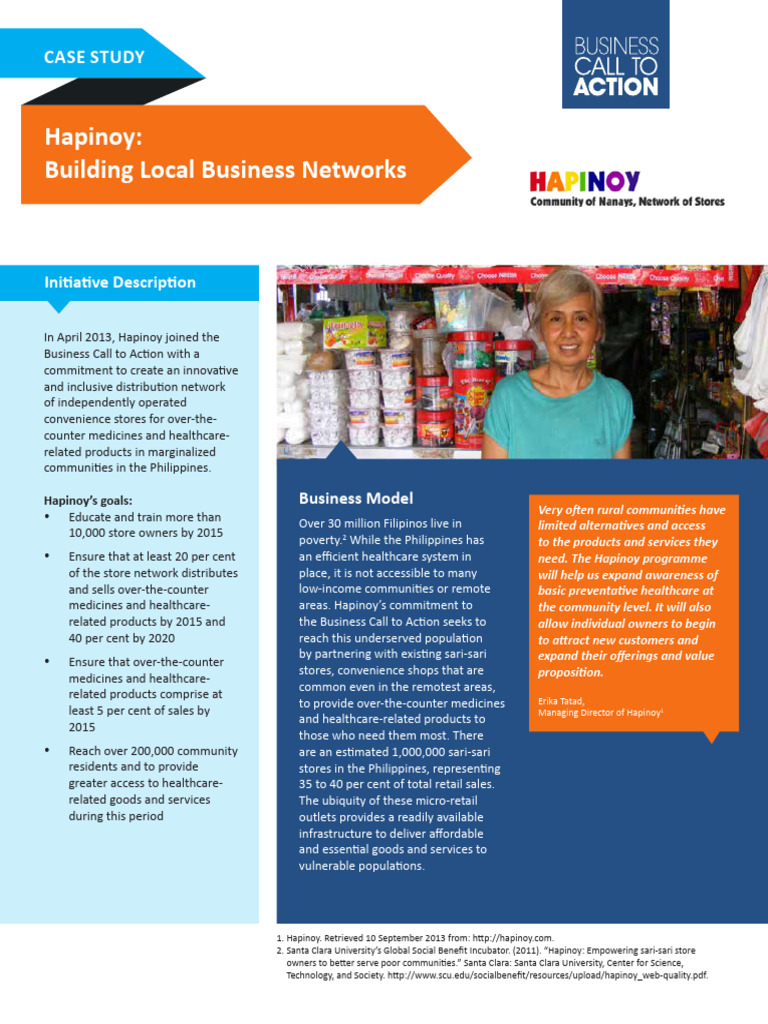 Hapinoy Case Study 1 | PDF | Prescription Drugs | Poverty