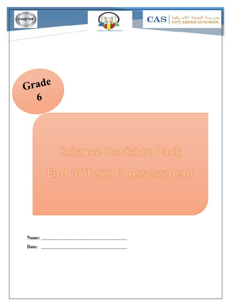 G6 - Term 3 - Final Exam - Revision Pack | Download Free PDF | Reproduction | Climate Change