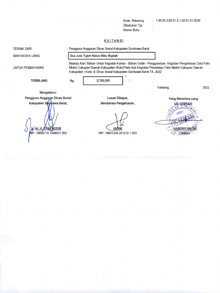 Belanja Cetak Penggandaan | PDF