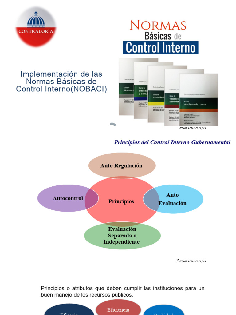 Implementación de Las Normas Básicas de Control Interno (NOBACI) | PDF