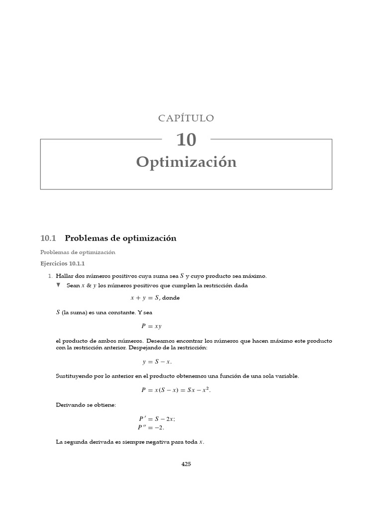 Optimizacion Problemas Resueltos | PDF | Derivado | Optimización Matemática