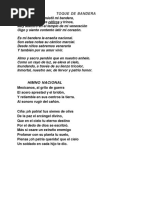 Letra Toque de Bandera | PDF