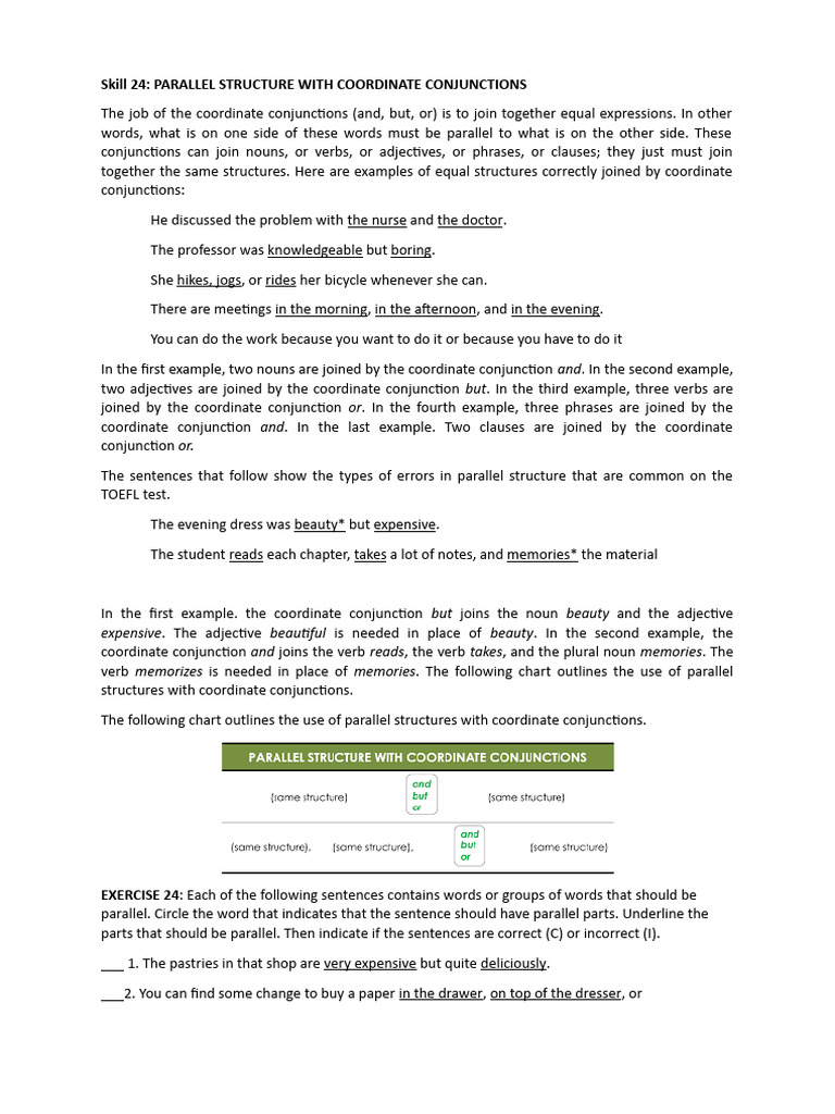 TOEFL Week 8 - Structure Skill 24-25 | PDF