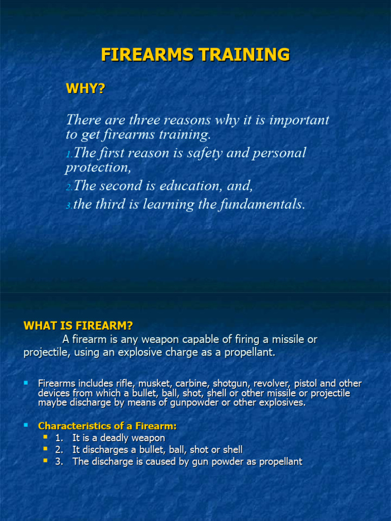 Firearm Safety and Marksmanship Training | PDF | Gun Barrel | Firearms