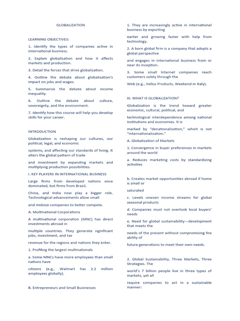 Globalization | PDF | Globalization | Poverty & Homelessness Globalization | PDF | Globalization | Poverty & Homelessness