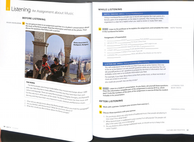 Chapter 3 - Listening - P.56-57-Note Taking - Number List | PDF