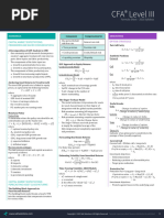 Salt Cfa Level 2 Formulasheet 2025 | PDF | Errors And Residuals | Regression Analysis