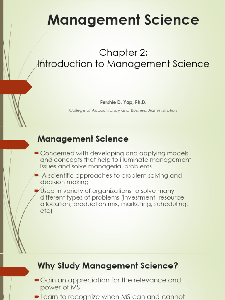 Chapter-2 MS | Download Free PDF | Mathematical Optimization | Marginal Cost