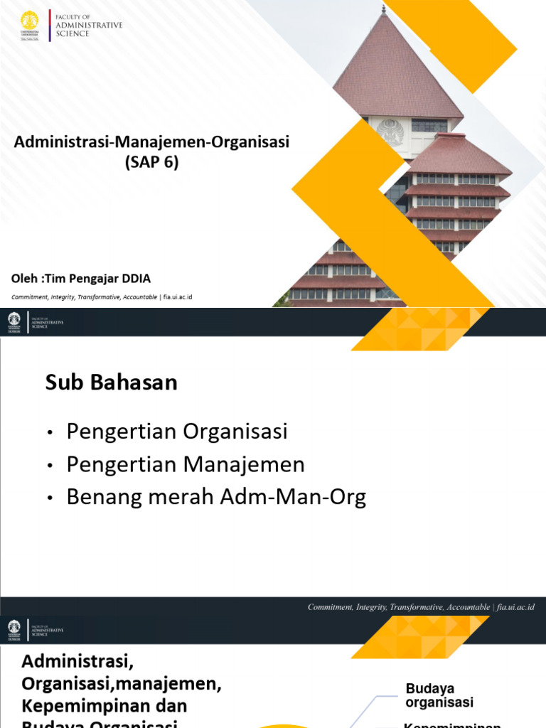 Administrasi-Manajemen-Organisasi (SAP 6) 2022 | PDF | Sains & Matematika