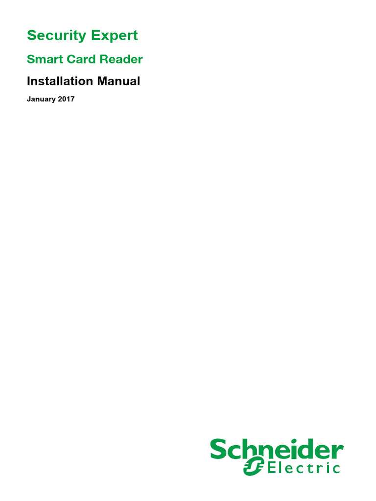 Smart Card Reader Installation Manual - Feb 2017 (1) | PDF