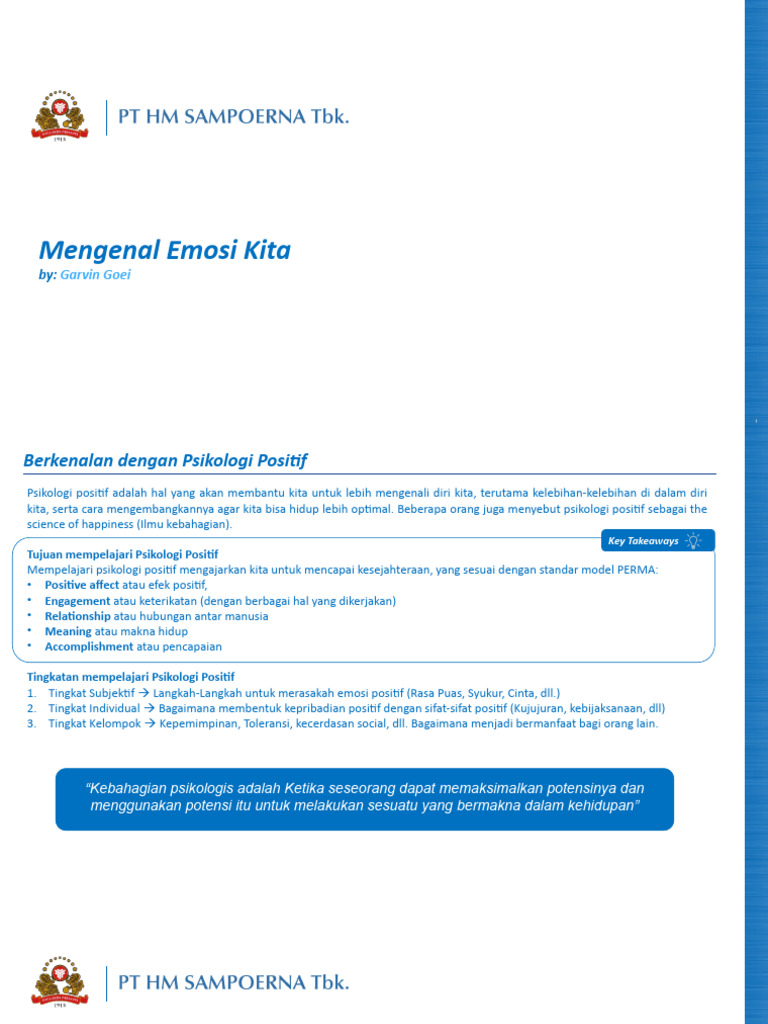 Mengenal Emosi Kita | PDF