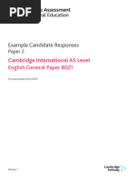 8021 AICE General Paper Paper 1 Example Candidate Responses | PDF ...