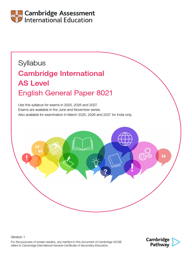 2025 2027 Syllabus | PDF | Learning