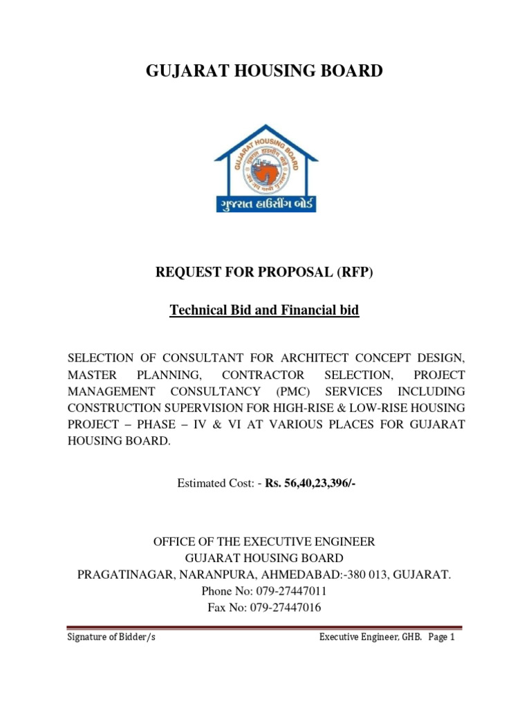 PMC Phase IV and VI Tender | Download Free PDF | Request For Proposal ...