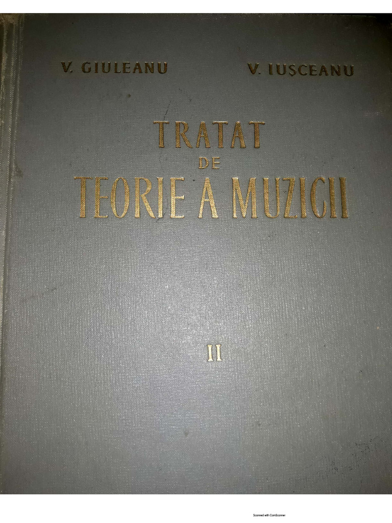 Tratat Teorie Volumul II | PDF