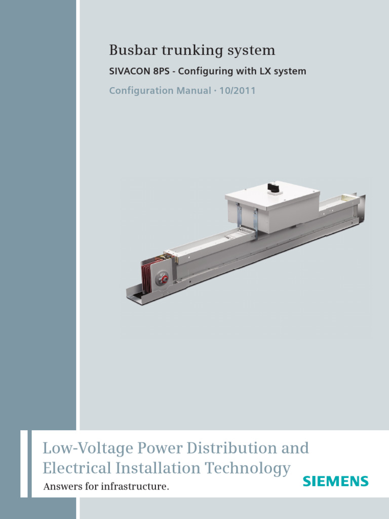 Manual Sivacon 8ps Configuring With LX en-GB | PDF | Electrical ...