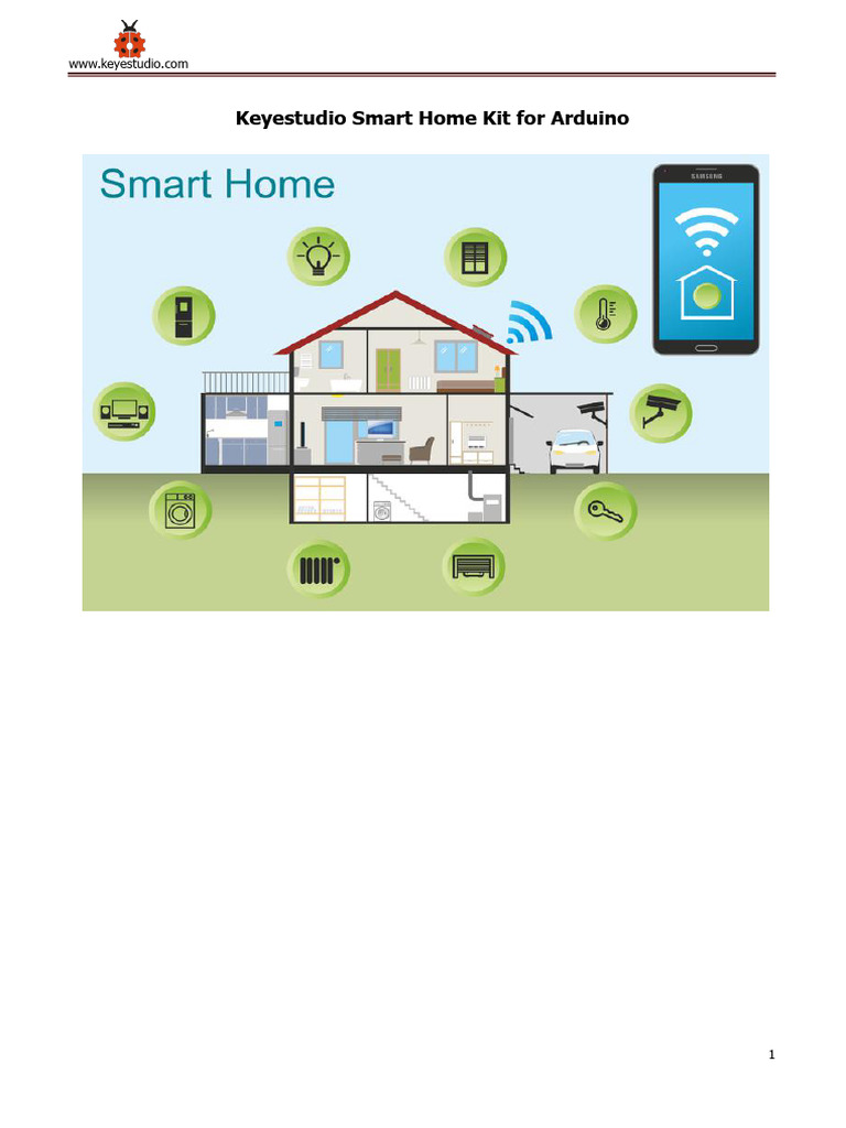KS0085 Keyestudio Smart Home Kit For Arduino | PDF | Arduino | Computer ...