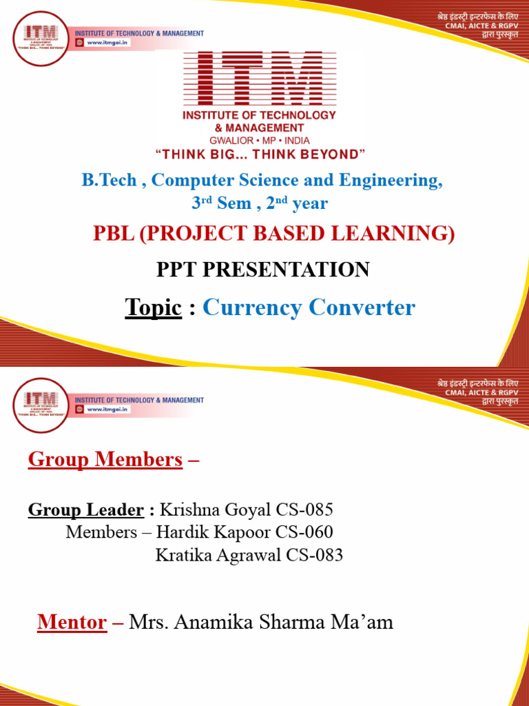 PBL PPT Final | PDF