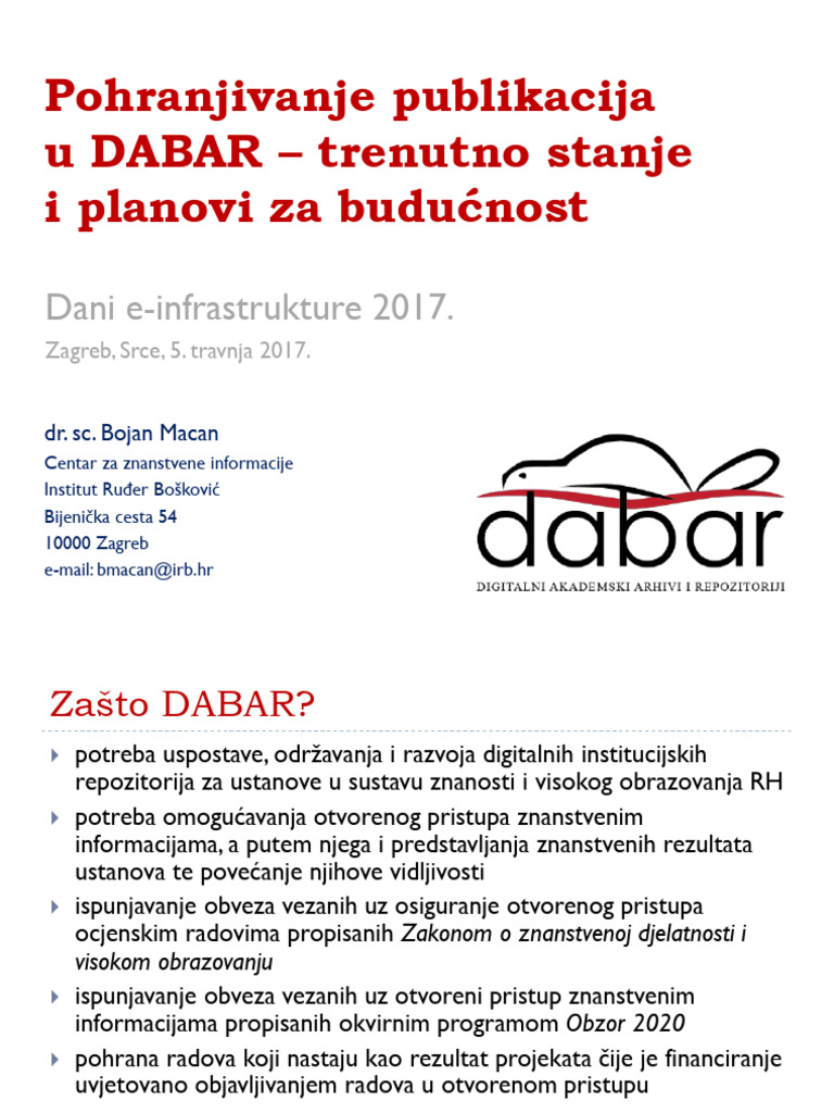 870374.bojan Macan-Pohranjivanj Publikacija U DABAR-DEI2017 | PDF