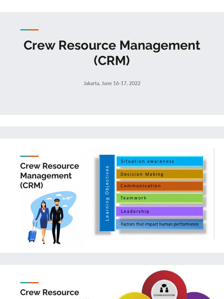 Crew Resource Management | PDF | Karier & Perkembangan | Pengembangan Diri