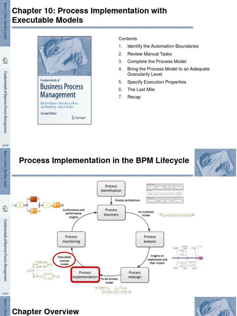 FBPM2 Chapter 10 ProcessImplementationExecutableModels | PDF