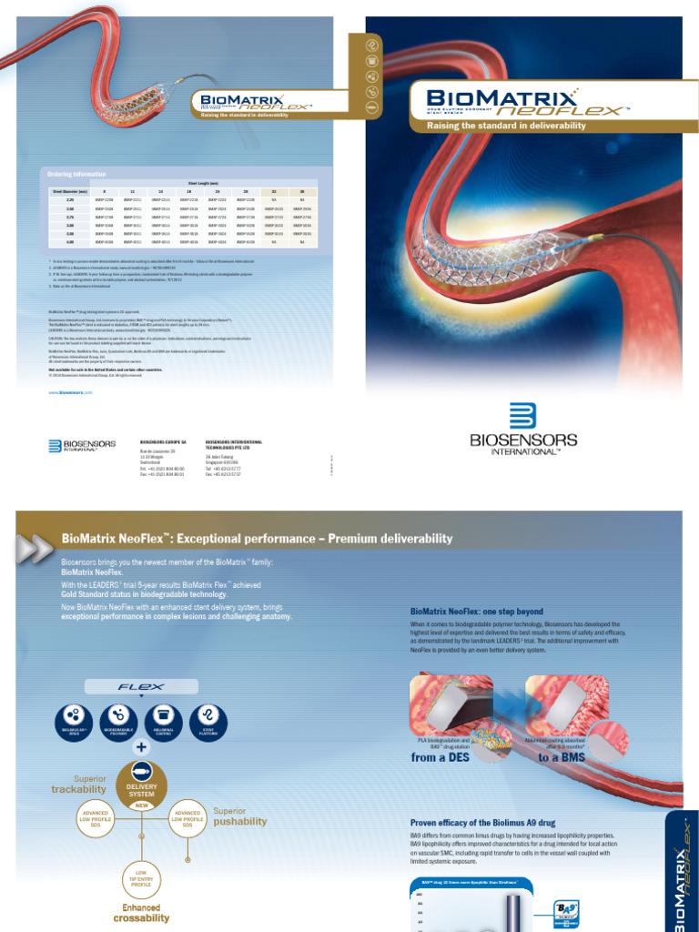 BioMatrix NeoFlex | PDF