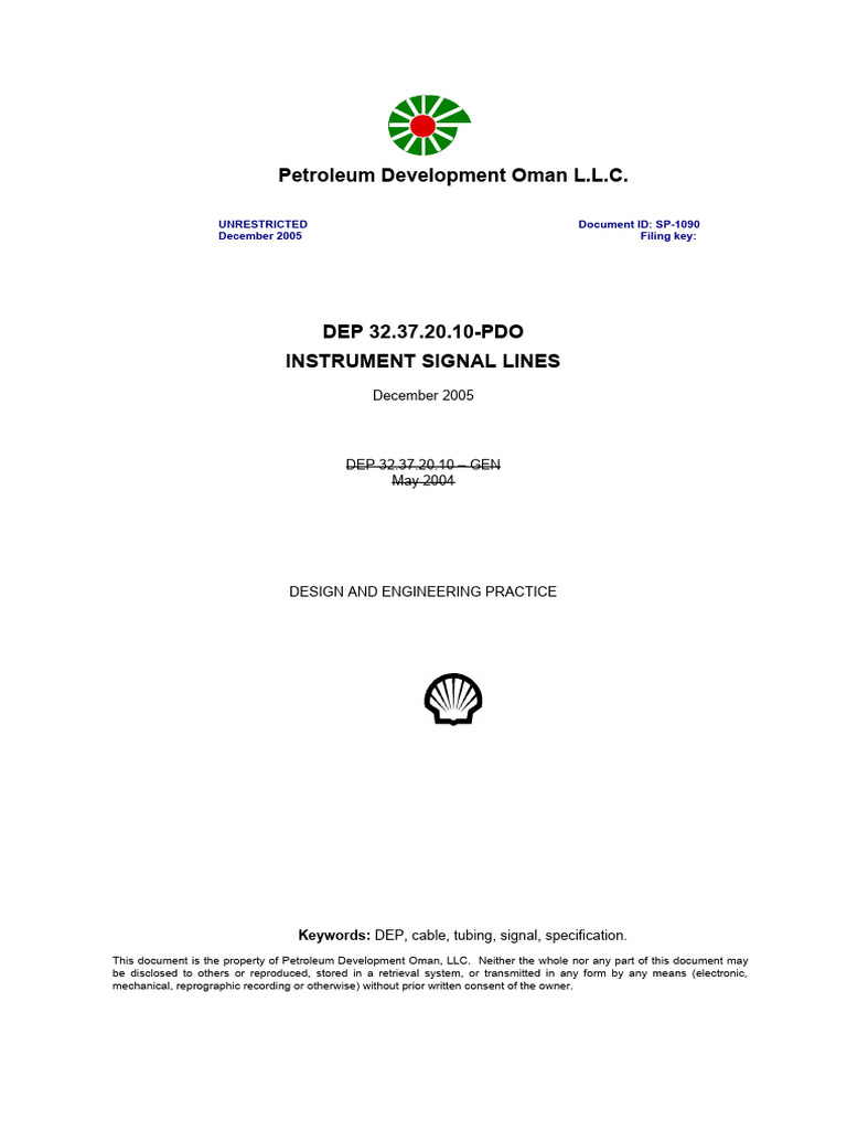 SP-1090 PDO Instrument Signal Lines | PDF | Electrical Wiring | Cable ...