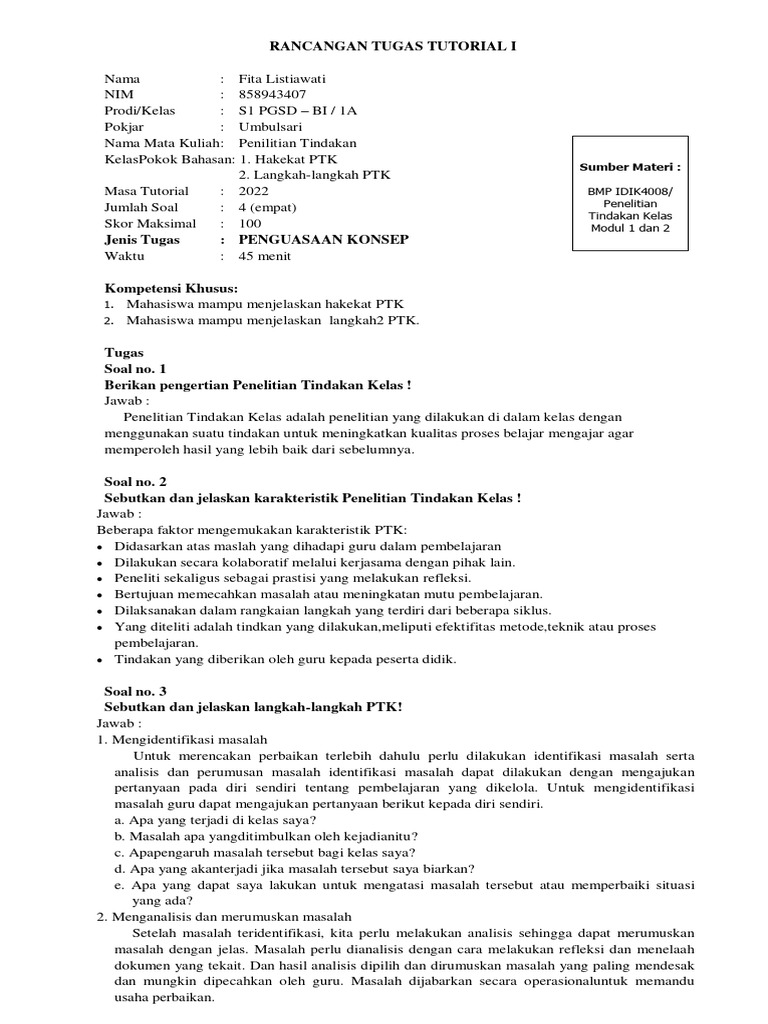IDIK4008-PTK - PDF - TT1-1-1 | PDF